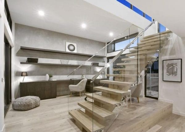 Mono Stairs - Centre String Staircase Designs | Melbourne Stairs